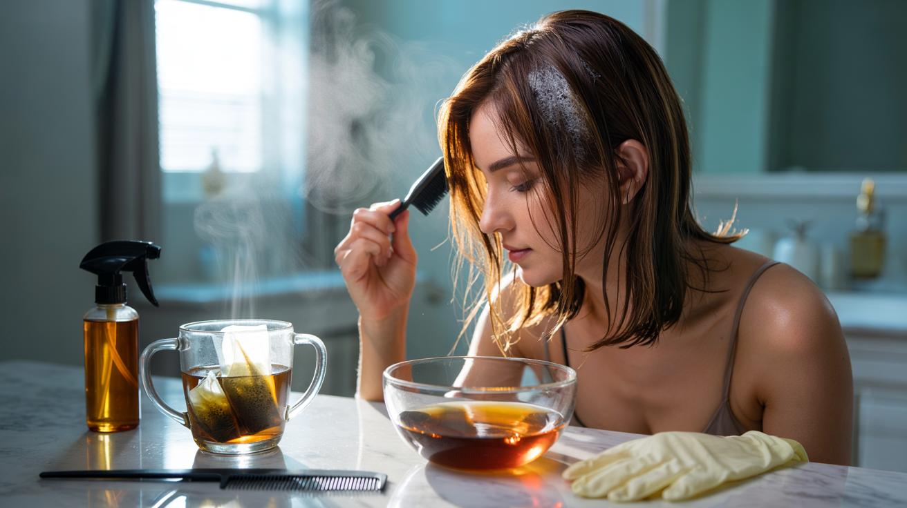 Tea bag colour-corrects patchy hair dye woes — how natural tint fixes ...