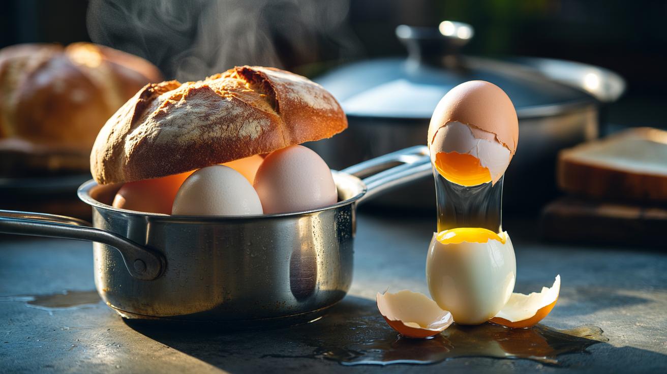 The bread heel method that peels boiled eggs perfectly every time – how ...